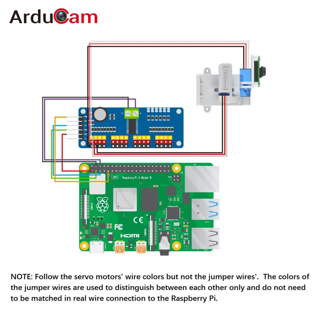 Pan Tilt Platform Kit for Raspberry Pi Cameras – dlscorp