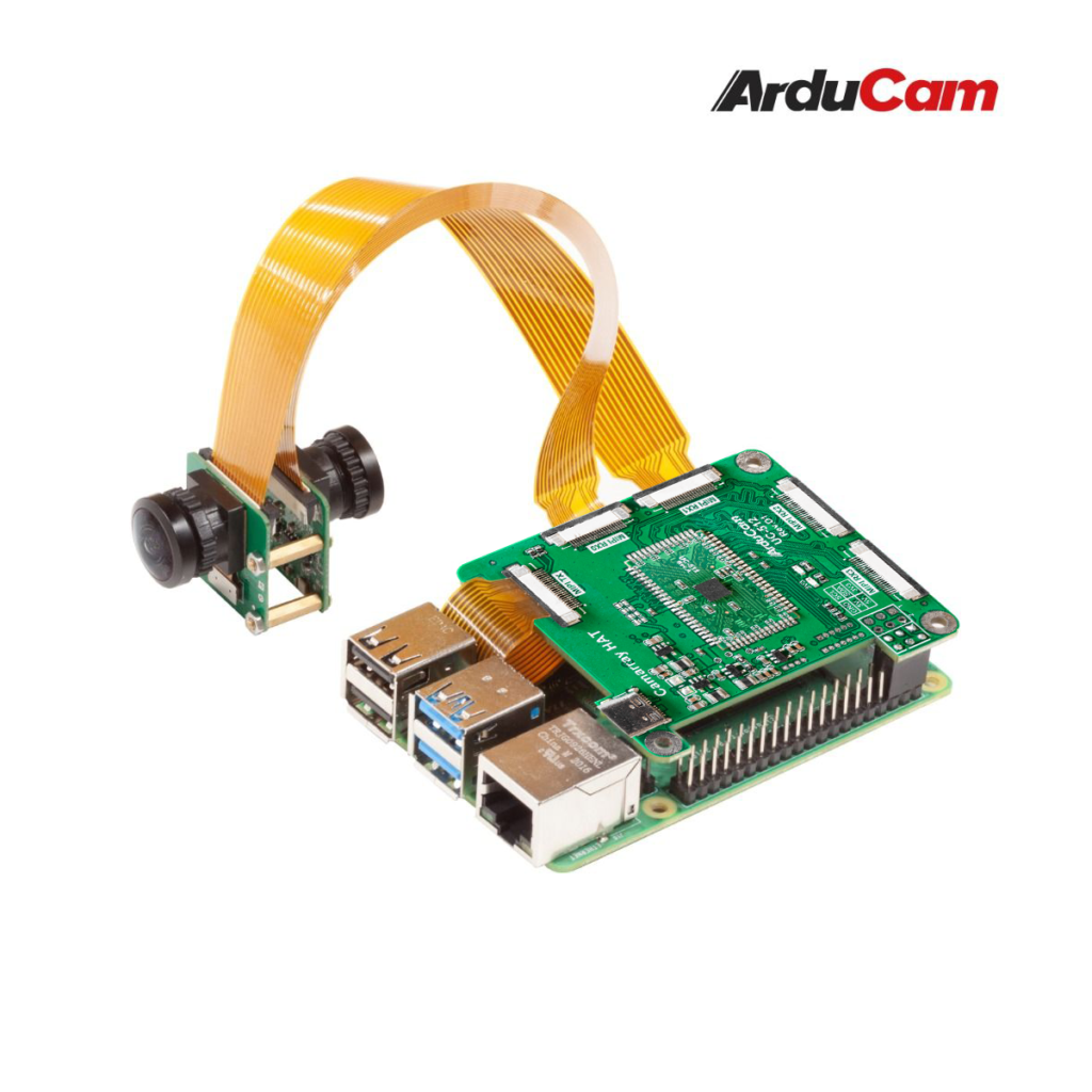 8MP Synchronized Stereo Camera Bundle Kit for Raspberry Pi With Fisheye ...